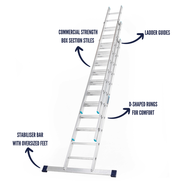 TB Davies TASKMASTER Professional Extension Ladders – Ladders-Online