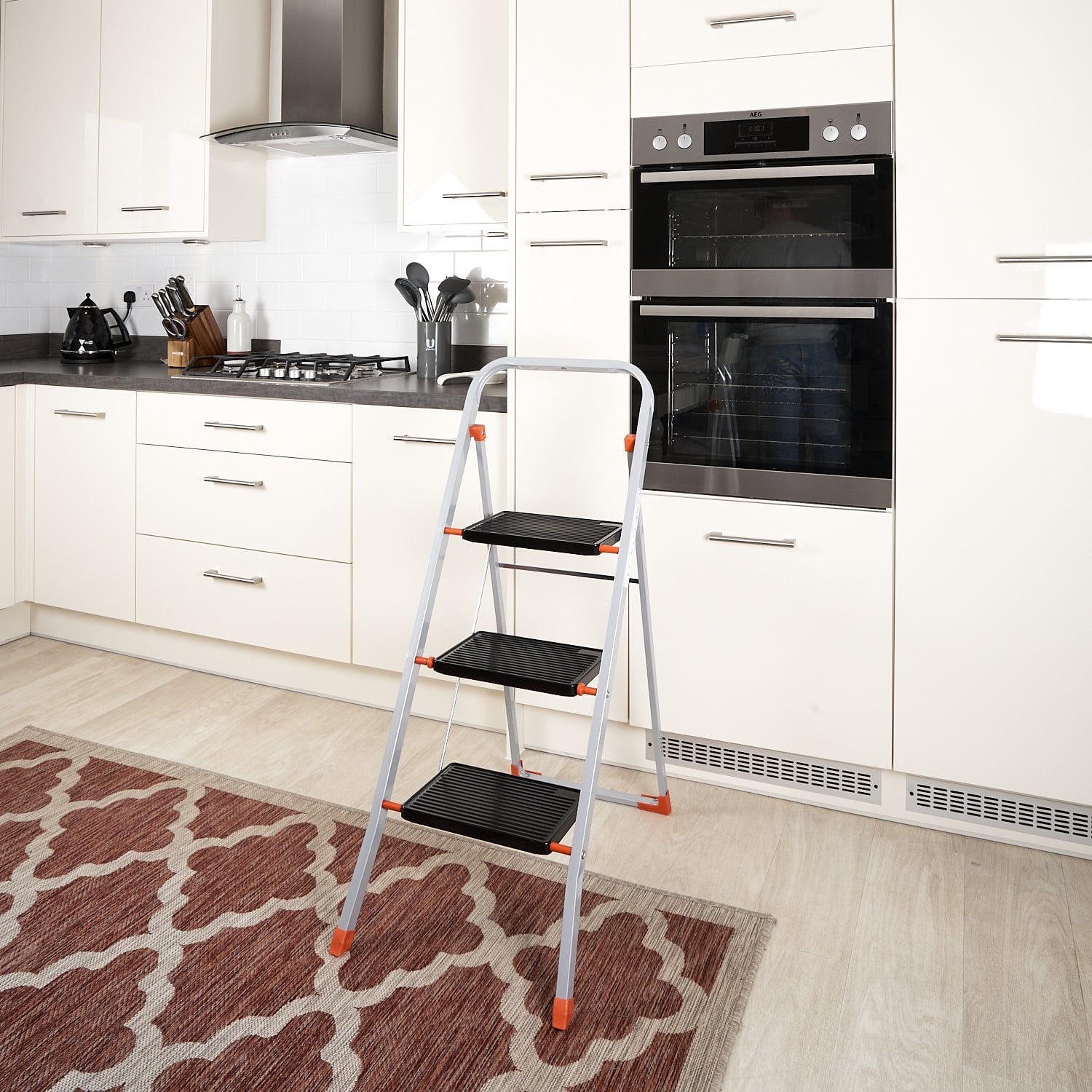 TB Davies SLIMLINE-S Steel Step Stool - In Stock, Buy Now! – Ladders-Online